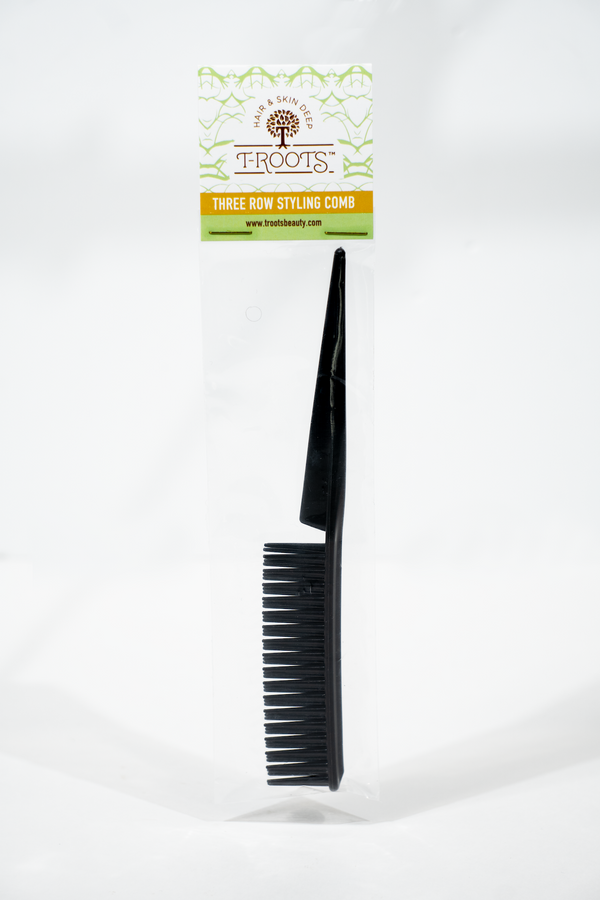 Three Row Styling Comb - T-Roots Beauty